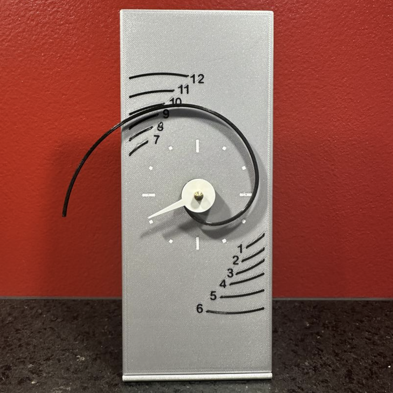 Fibonacci Spiral Clock by Padu | Download free STL model | Printables.com