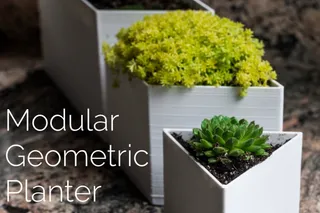 Low Poly Octagonal Planter - Remix by Arjun Patel | Download free STL ...