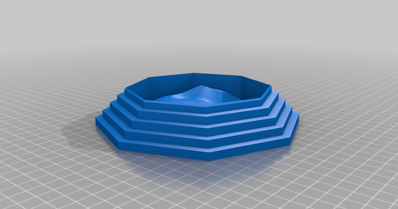 Octagon Steps Dune by TeamVet3D | Download free STL model | Printables.com