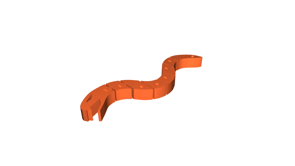 Articulated Snake (Wunsz ) by Wanyangeri | Download free STL model ...