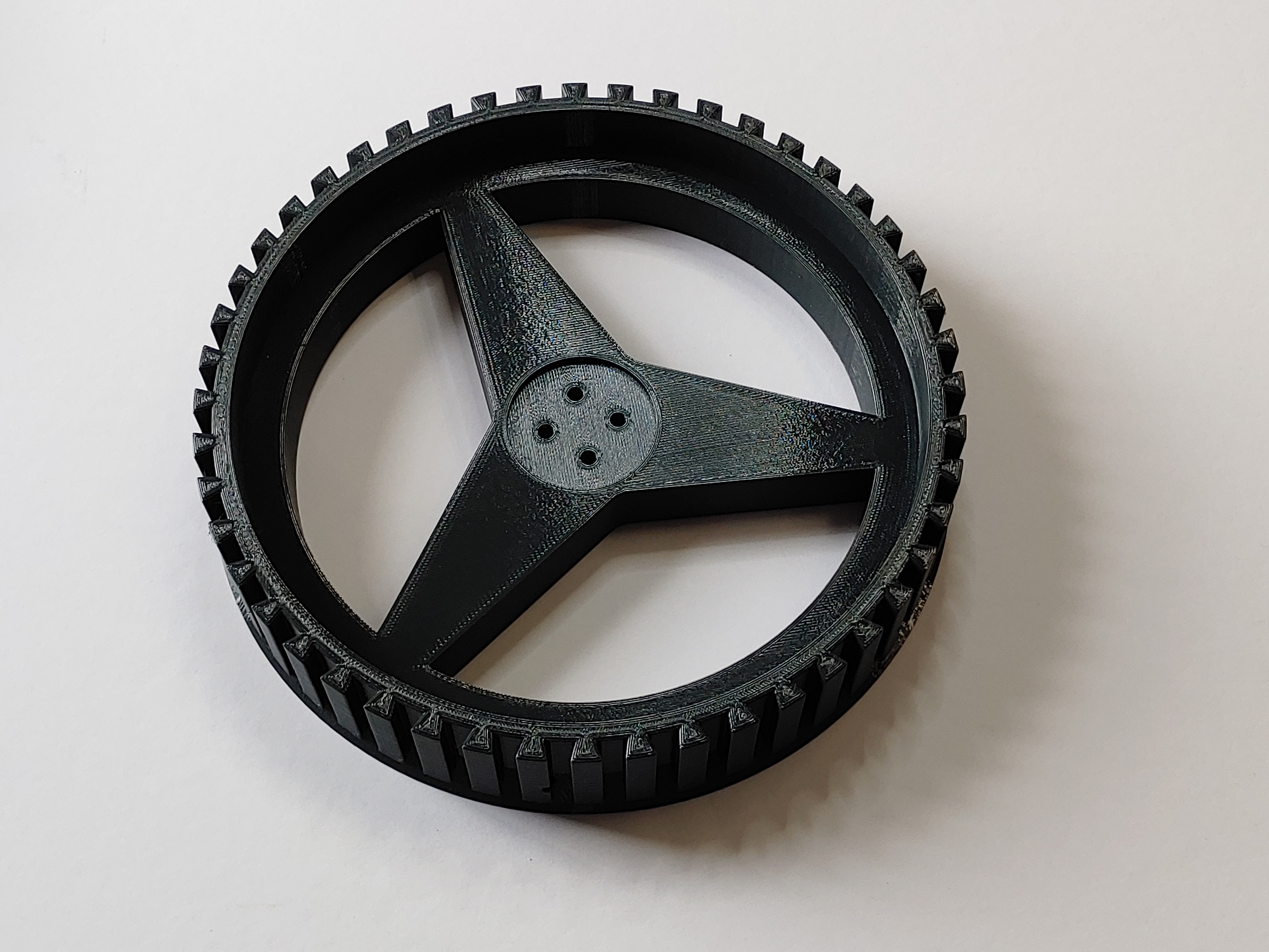 Rim Model "Star" for 250mm Ardumower Wheel by Sam | Download free STL ...