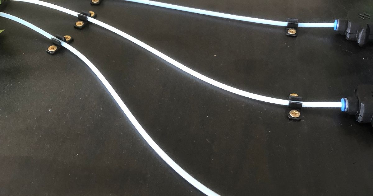 PTFE tube holder by Hofik | Download free STL model | Printables.com