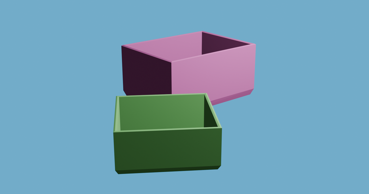 Simple box by Befsztyk W Sosie | Download free STL model | Printables.com