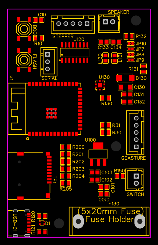 ESP32 S3 PCB including Sound by Xylen.C4 | Download free STL model ...