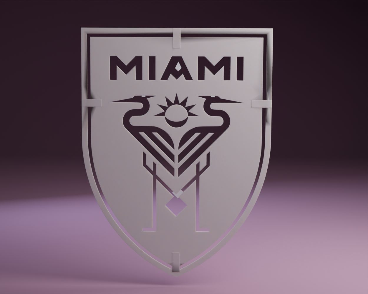 Inter Miami FC Stencil by Peter Farell | Download free STL model ...