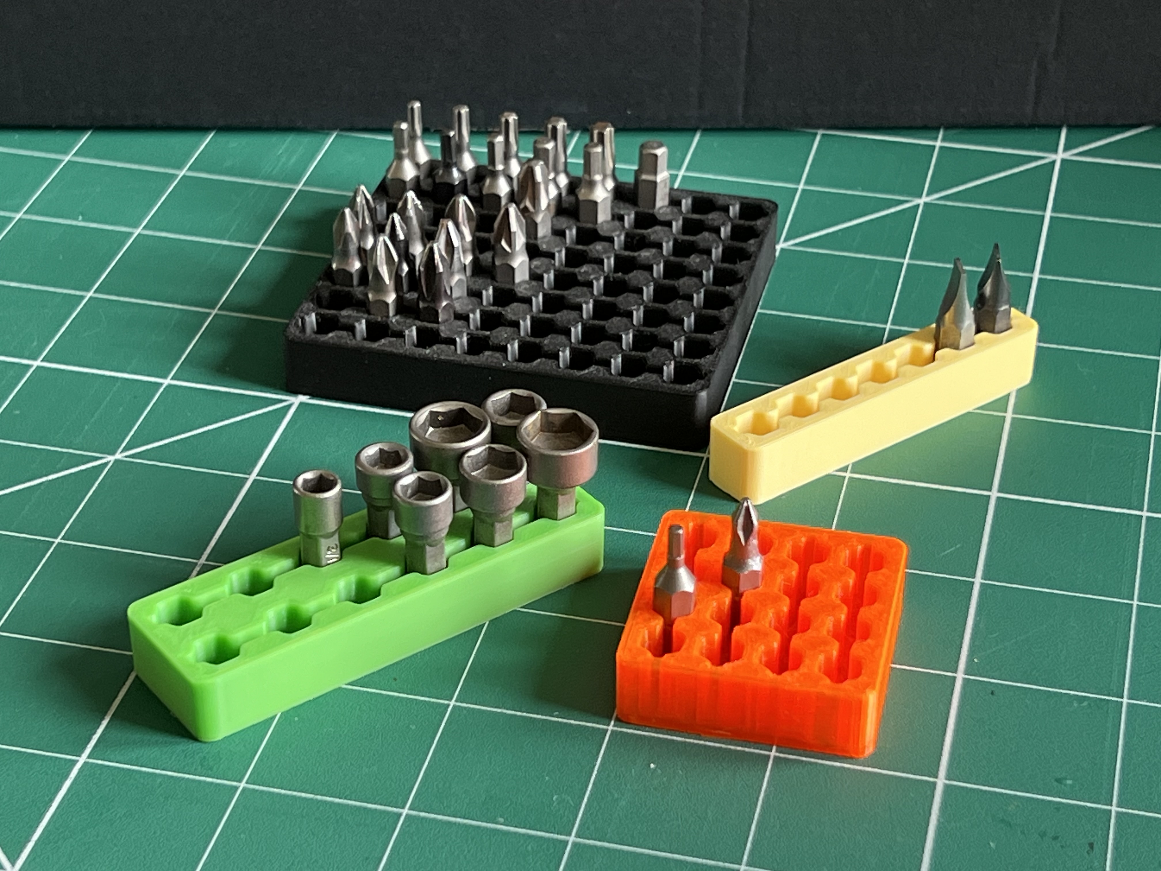 Parametric Hex Bit Storage by mygadgetlife | Download free STL model ...