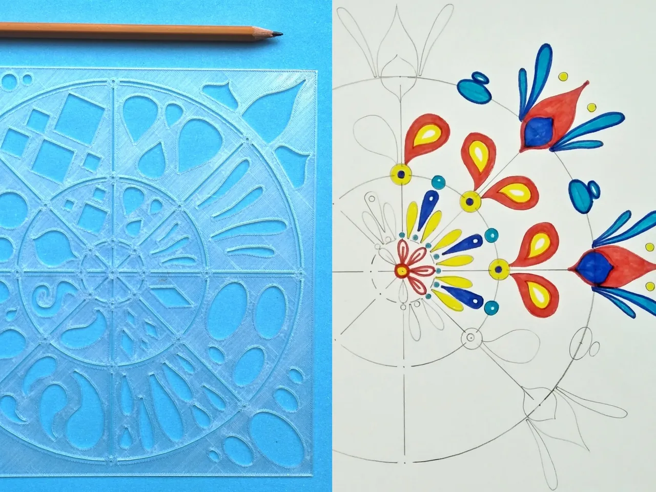 Universal Mandala Template by J. V. | Download free STL model ...