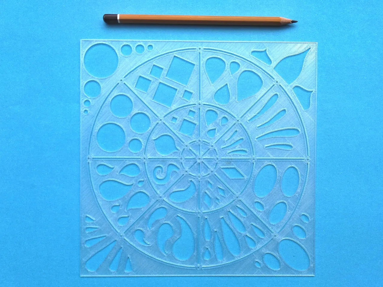 Universal Mandala Template by J. V. | Download free STL model ...