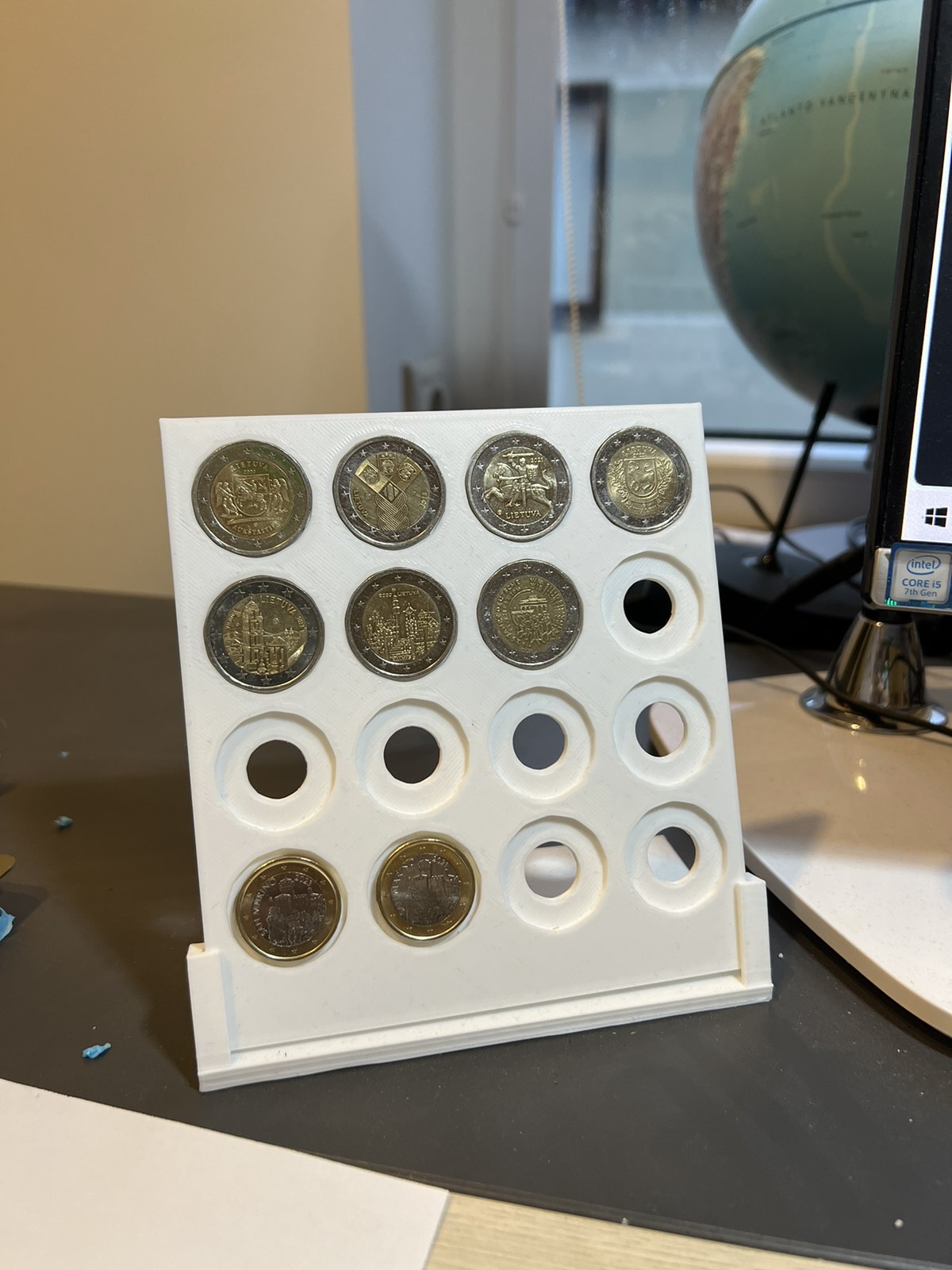 Coin stand for 16 2 euro coins by Kiprilionas 3d ponas | Download free ...