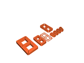 seven segment parametric OpenSCAD (7 segment) by Jiri Dobry | Download free STL model ...