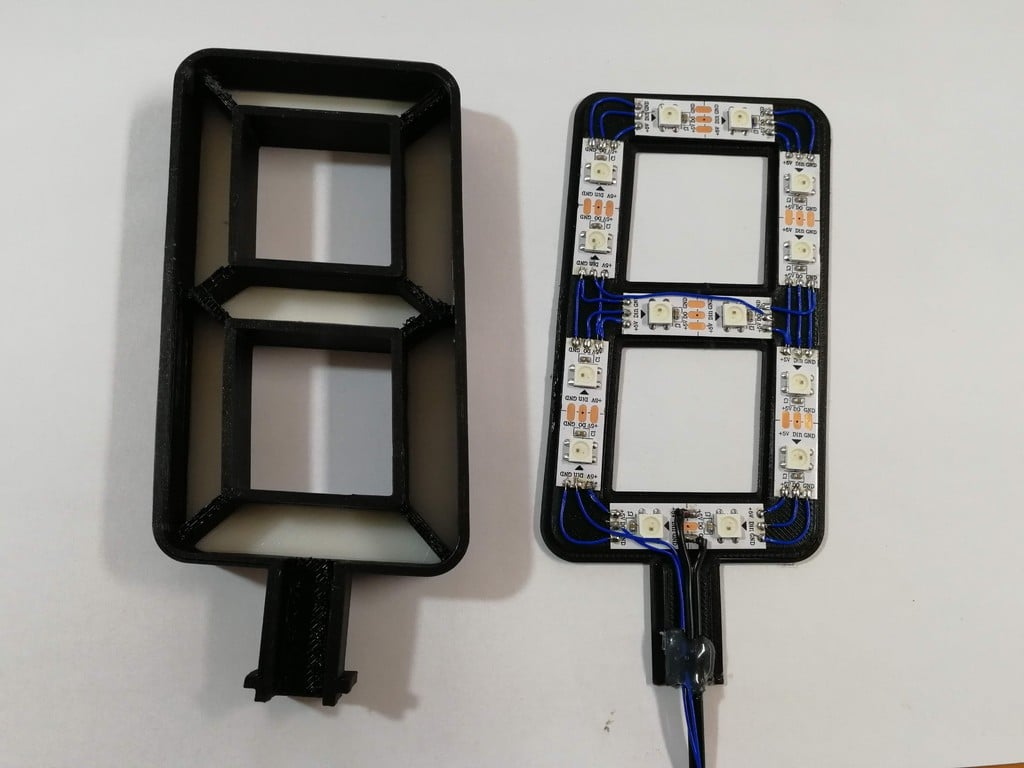 Seven Segment Led Clock Esp8266 Ws2812b By Jiri Dobry Download