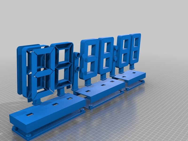 Seven Segment Led Clock Esp8266 Ws2812b By Jiri Dobry Download