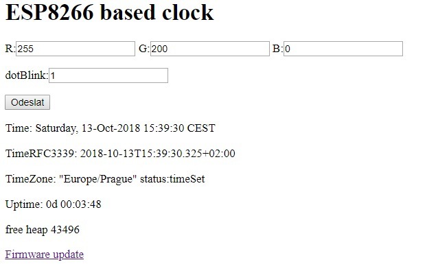 Seven Segment Led Clock Esp8266 Ws2812b By Jiri Dobry Download
