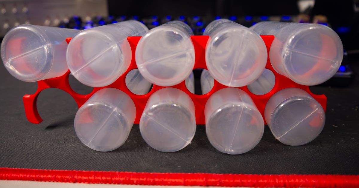 Simple bottle holder fo 60ml bottles by Jakub | Download free STL model ...