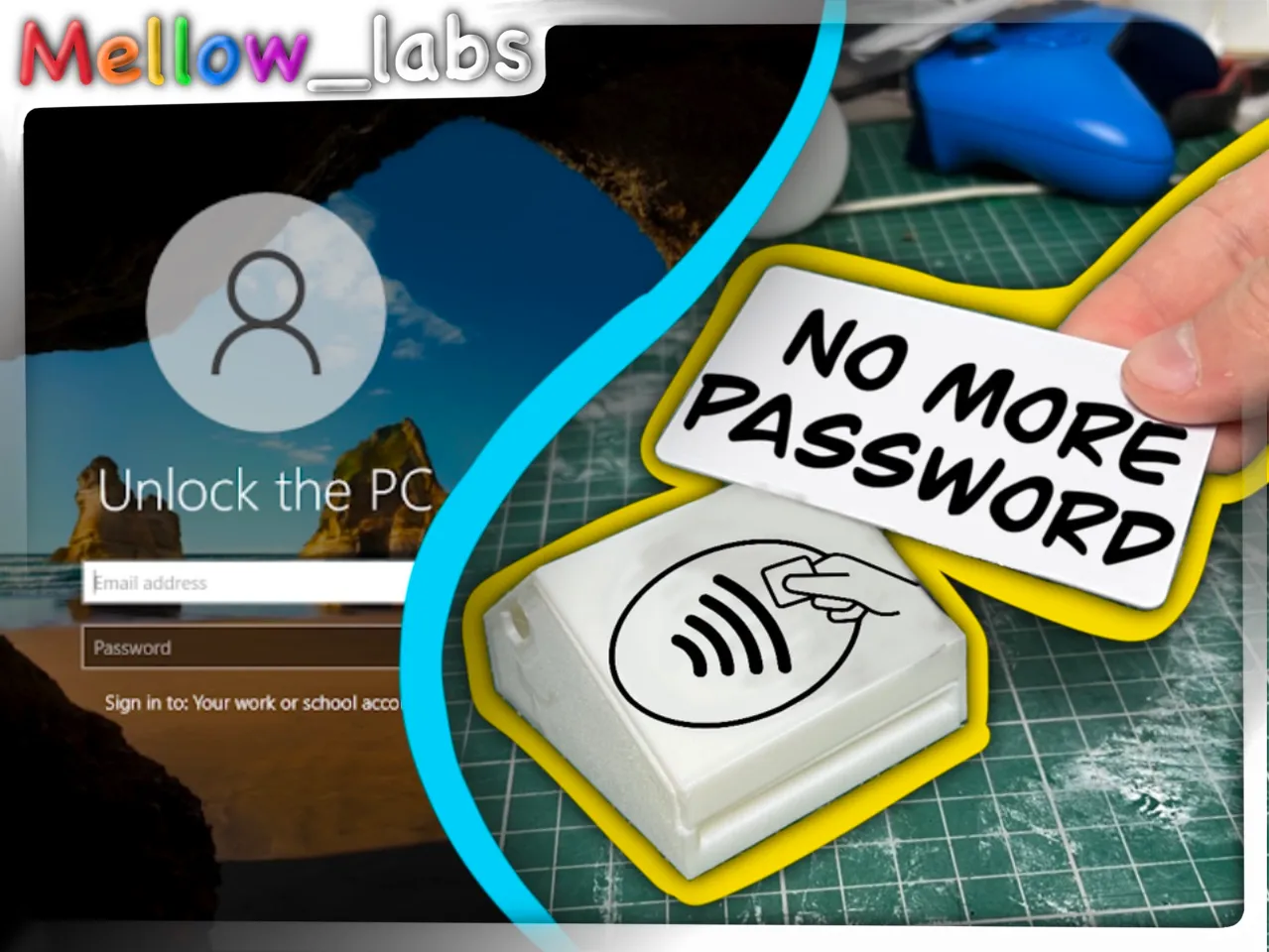 Rfid Card and Fob windows login Holder by Mellow | Download free STL ...