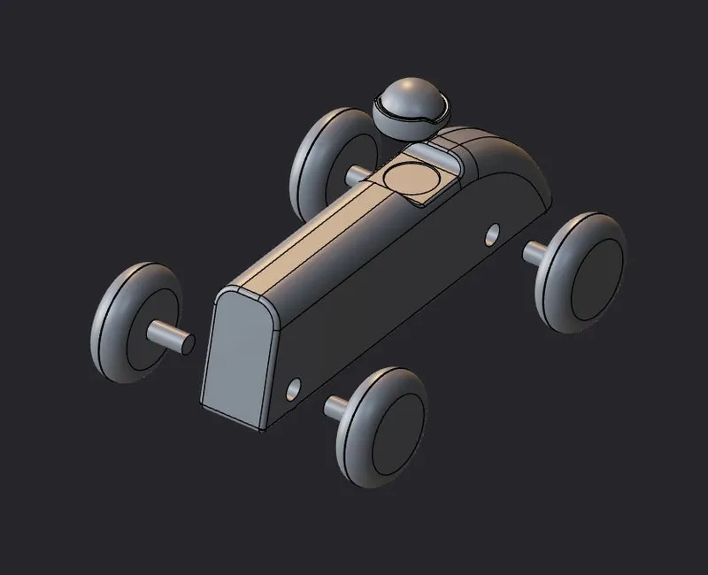 Toy Car by Branislav Pilipovic | Download free STL model | Printables.com