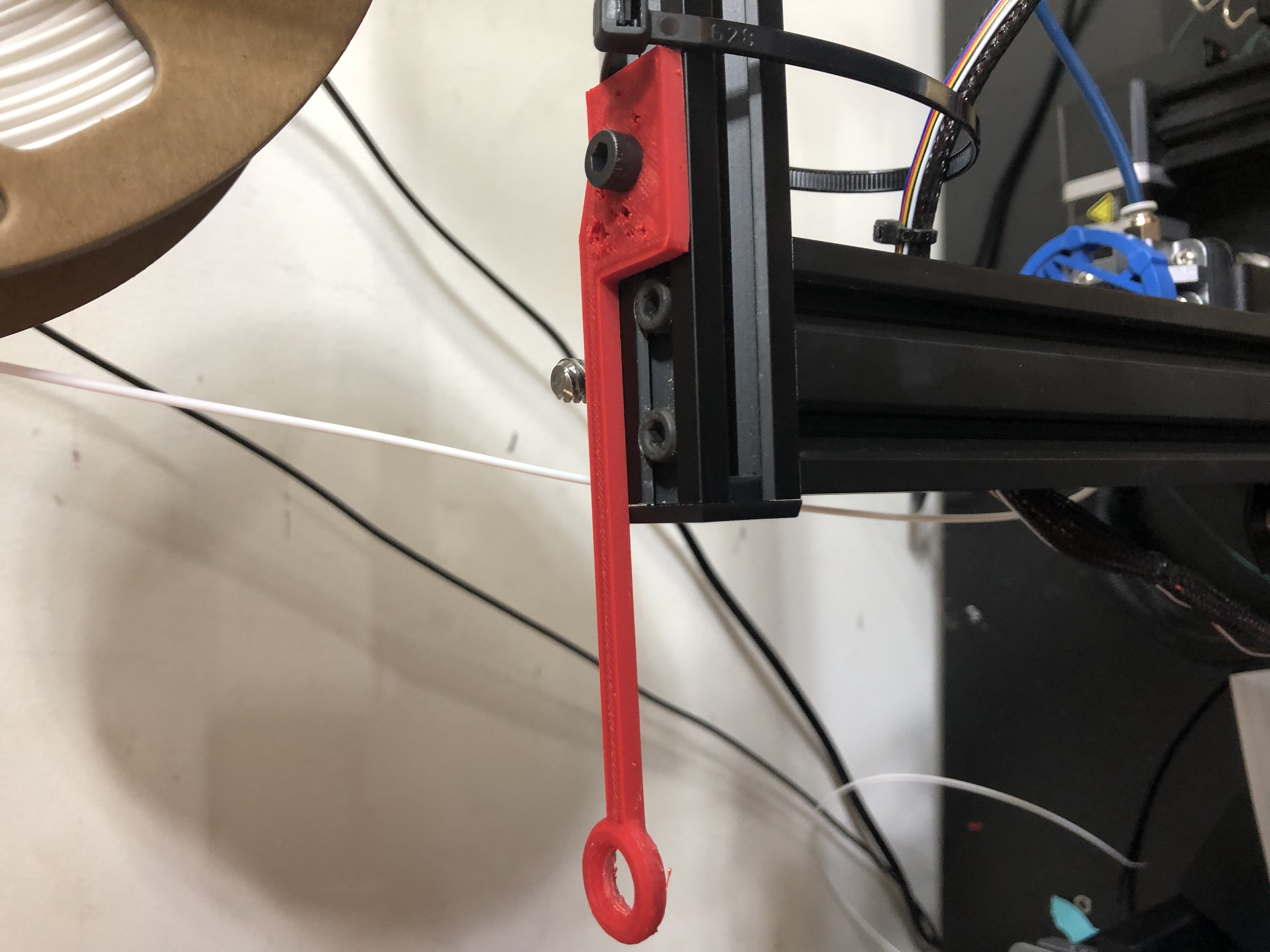 Filament guide for Ender3 V2 by al | Download free STL model ...