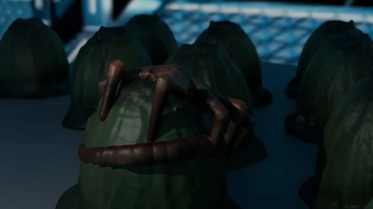 Alien Egg Facehugger Chestburster by pavel benes | Download free STL ...