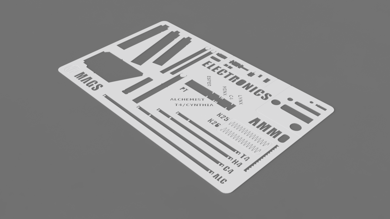 Nerf Component Drawing Template by Nathani | Download free STL model ...