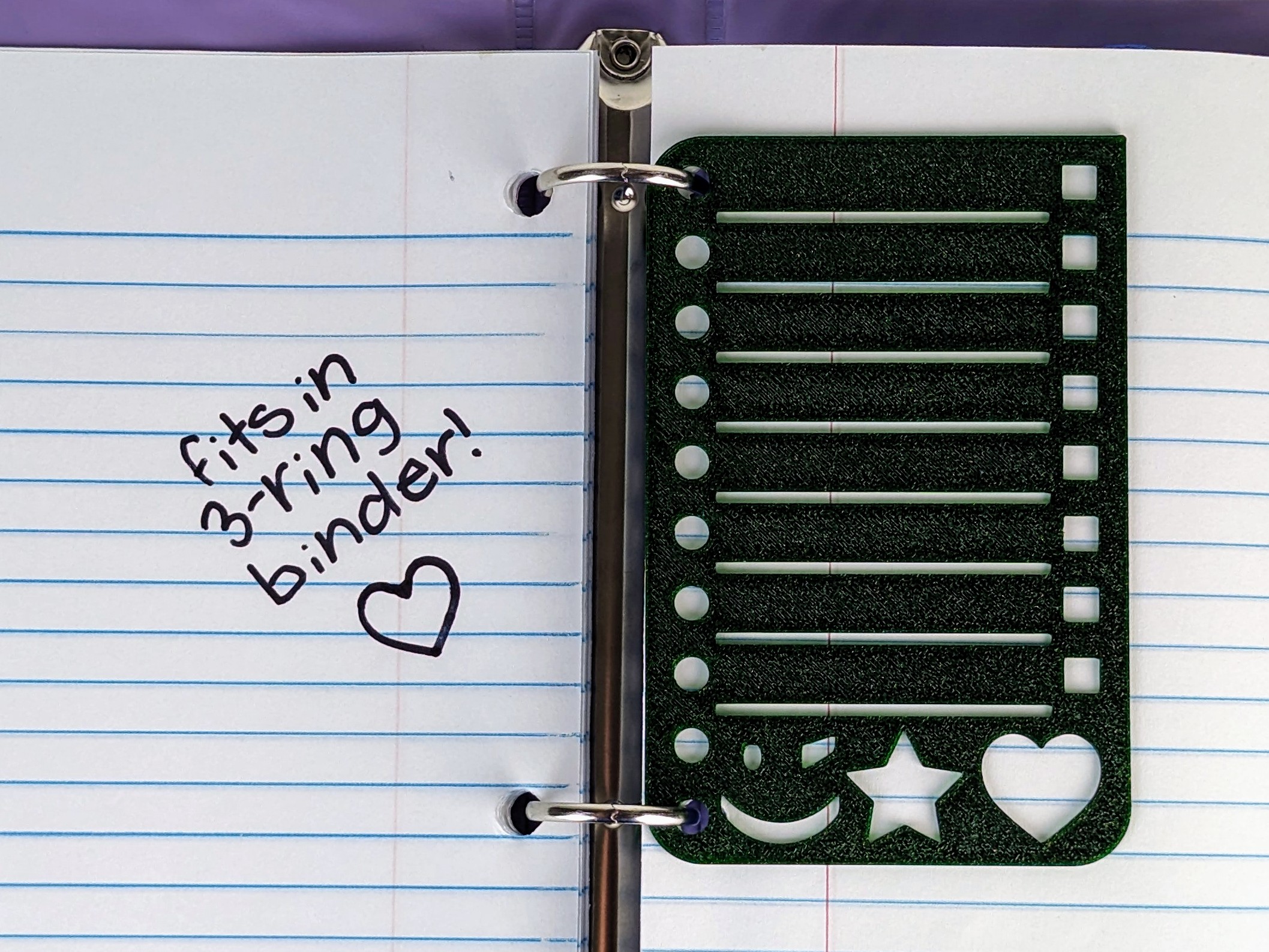 Ring Binder To-Do List Stencil by Grandpa 3DPrints | Download free STL ...