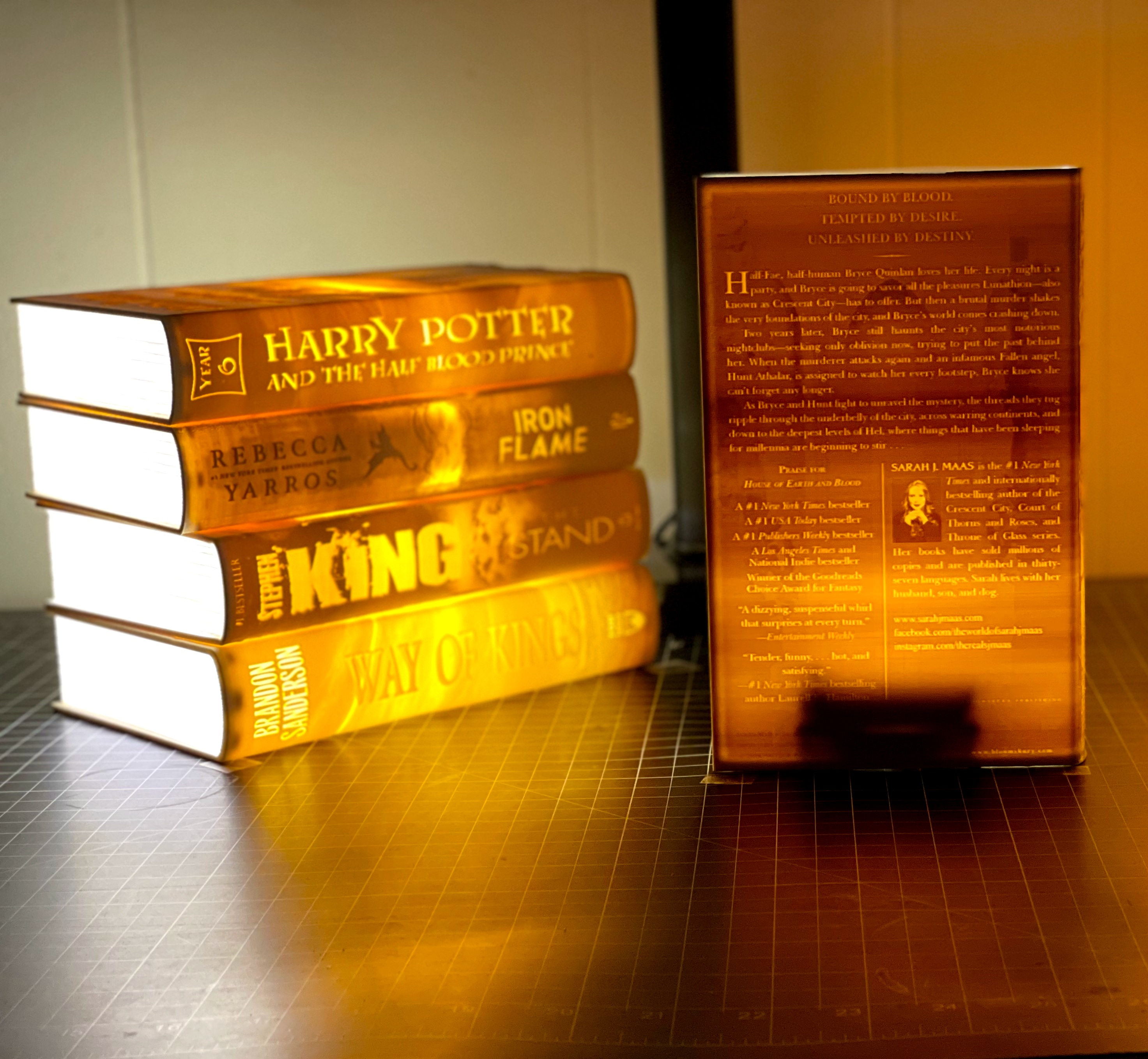 Lithophane Books (Crescent City) by Measure Once Cut Twice | Download ...