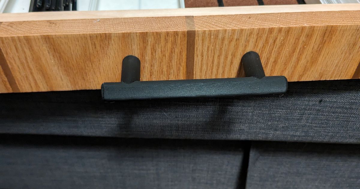 Parametric Drawer Pull by Drew T | Download free STL model | Printables.com