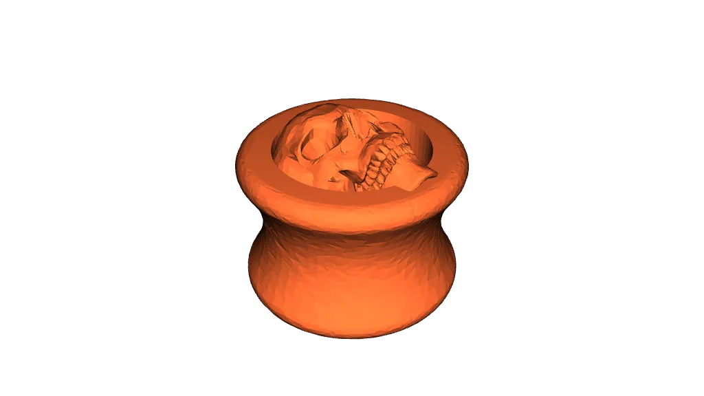 Skull Ear Plugs by AP_3D_Creations | Download free STL model ...