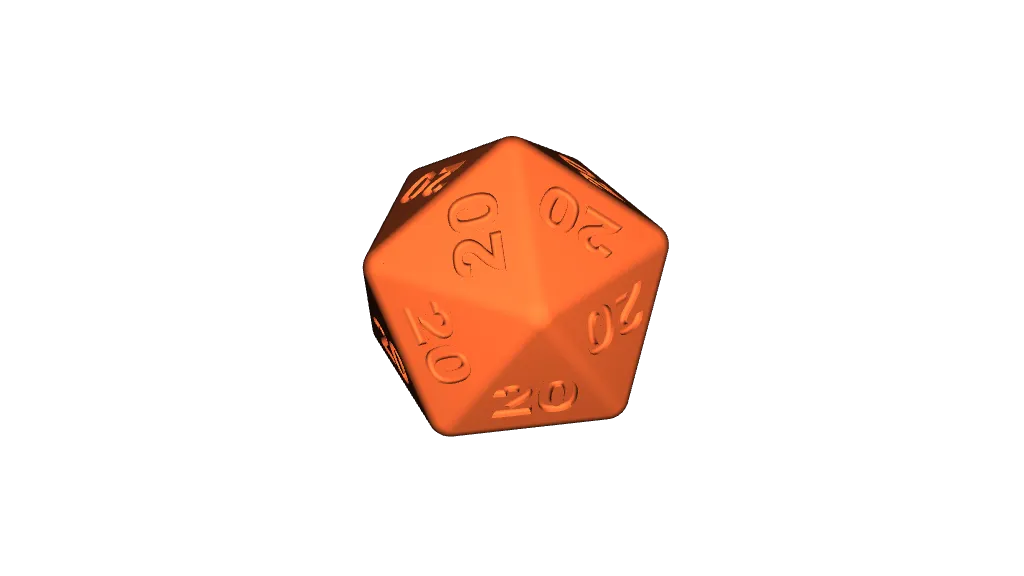 Lucky D20 dice by JA:GR | Download free STL model | Printables.com