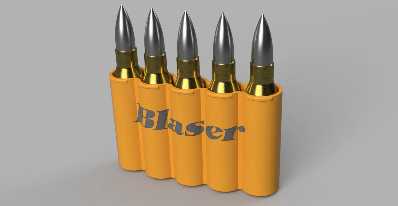 5 x 308 Blaser bent by Tomson Design | Download free STL model ...