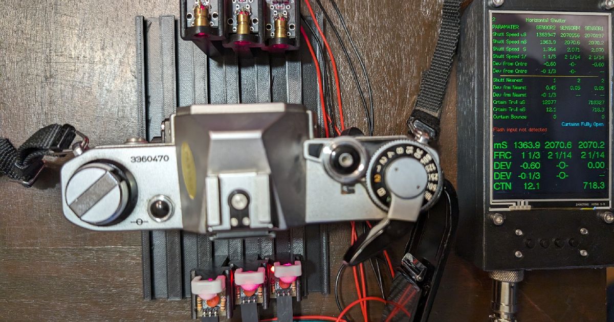 Camera Shutter Tester for ESP32 (case and mount) by Frederik | Download ...