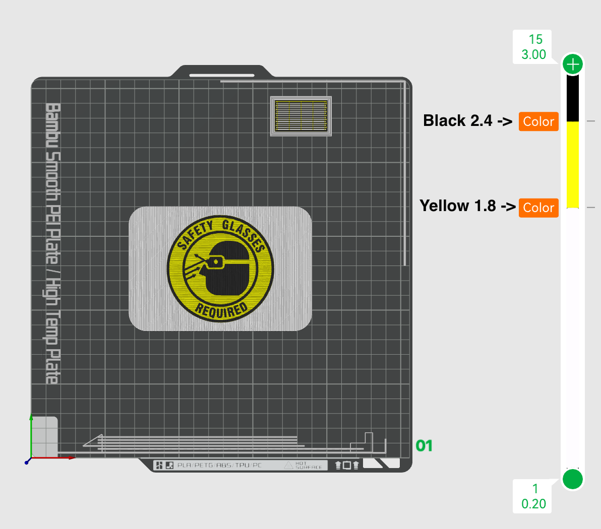 Desktop Safety Sign by Russ Garrett | Download free STL model ...