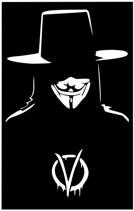 V for Vendetta Wall Art by Jura Švébiš | Download free STL model ...