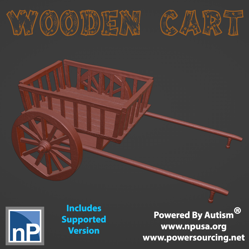 Wooden Cart by np-dev | Download free STL model | Printables.com