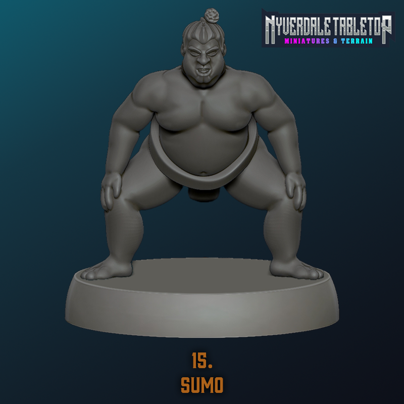 Sumo Wrestler by Nyverdale Tabletop | Download free STL model ...