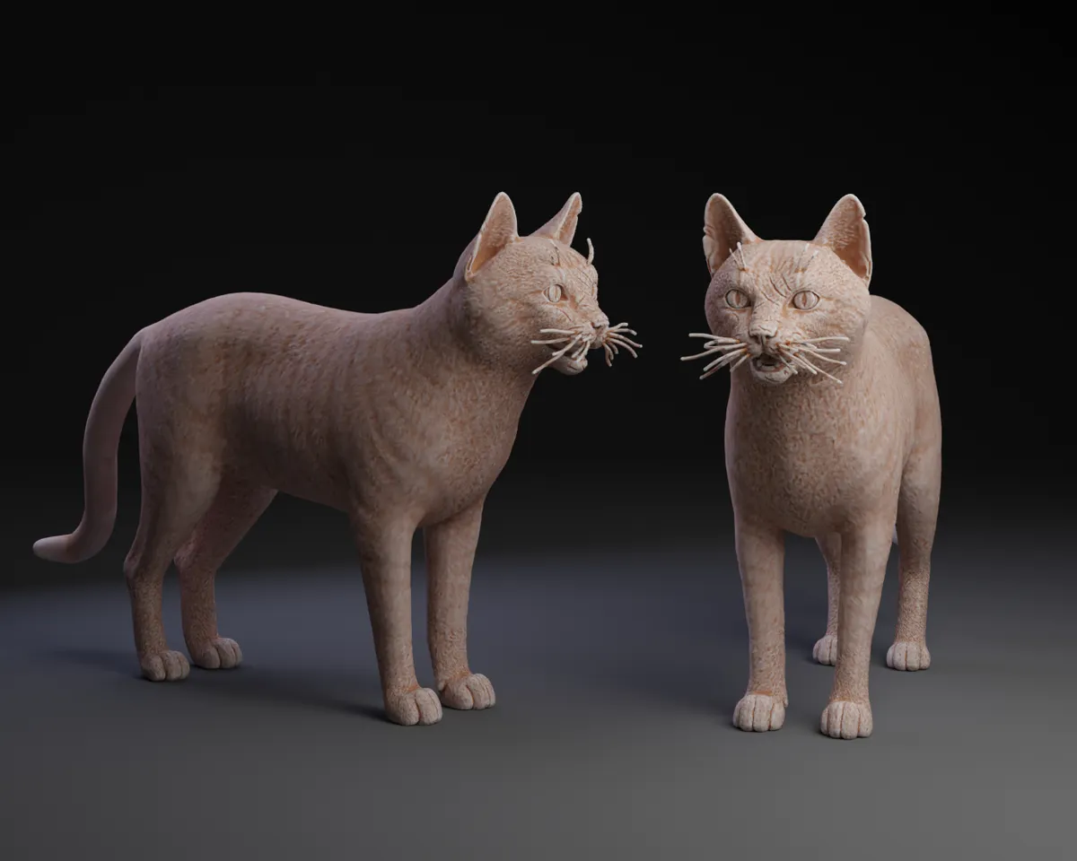 Stray Cat by Peter Farell | Download free STL model | Printables.com