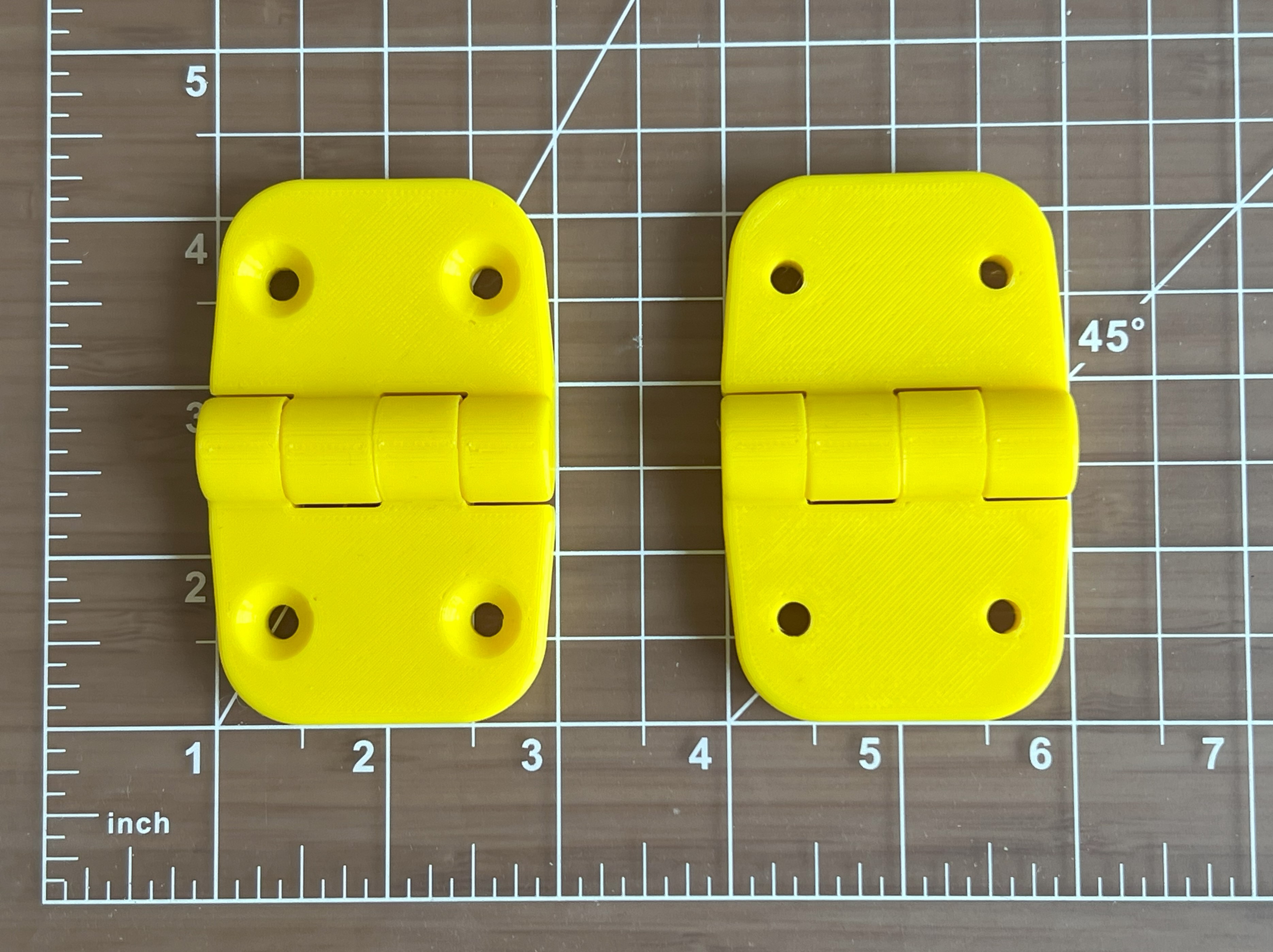 Print-in-Place Large Simple Hinges 2"x1.6" (no supports needed) by ...