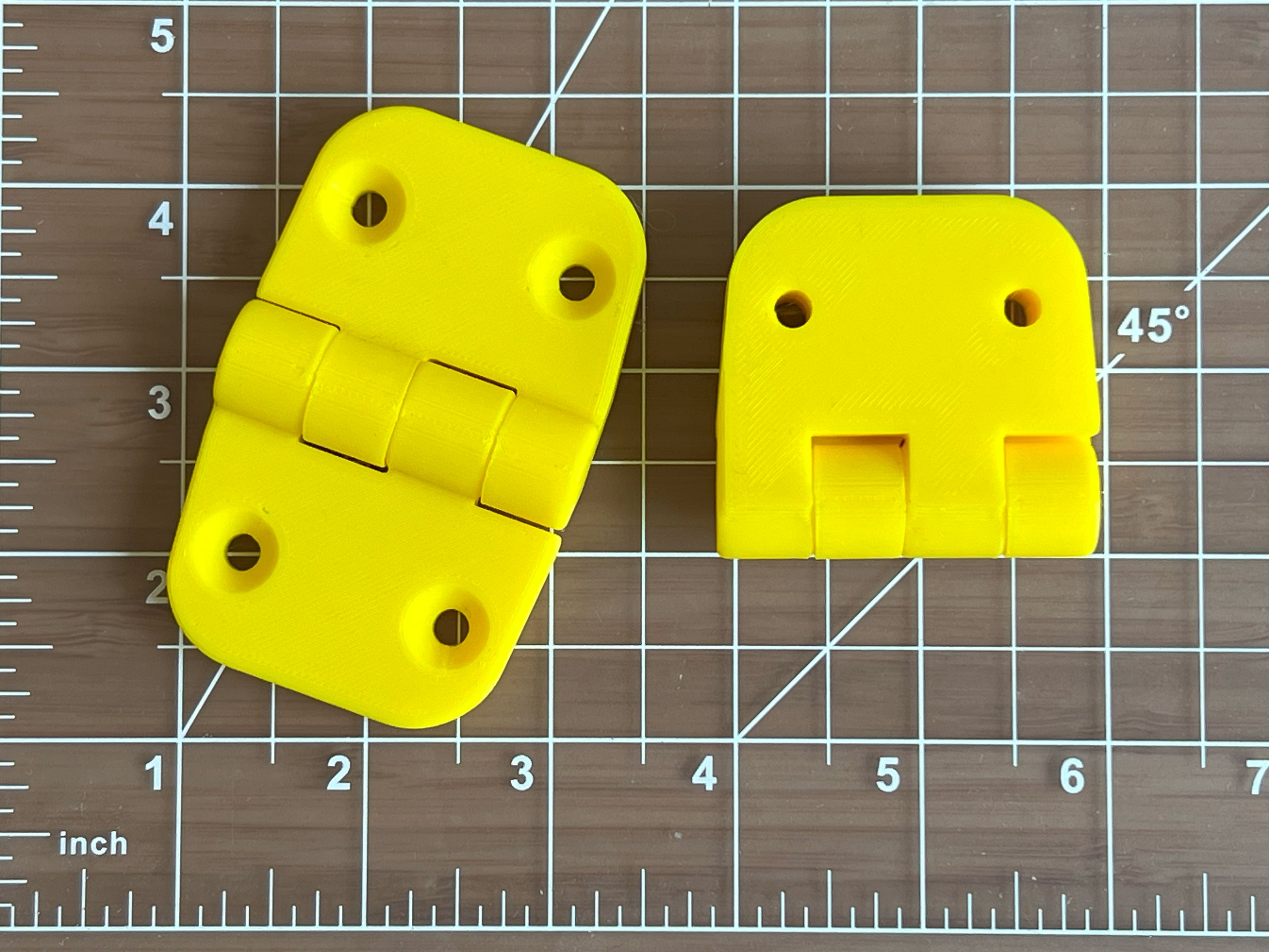 Print-in-Place Large Simple Hinges 2"x1.6" (no supports needed) by ...