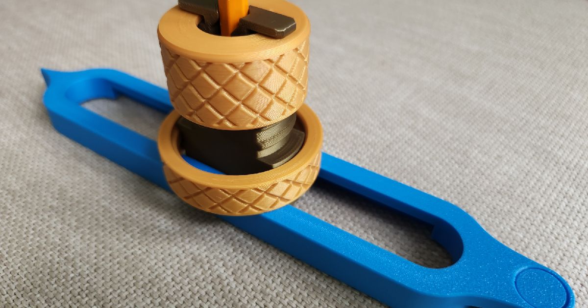 Adjustable Contour Scribe Tool by squinn | Download free STL model ...