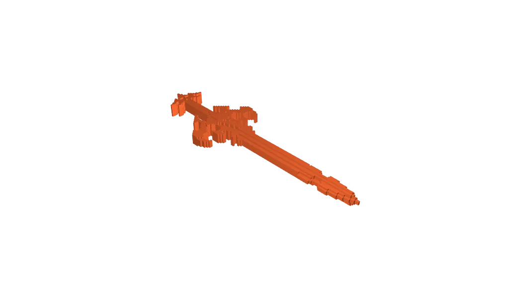 Pixel Sword by Aiden Macias | Download free STL model | Printables.com