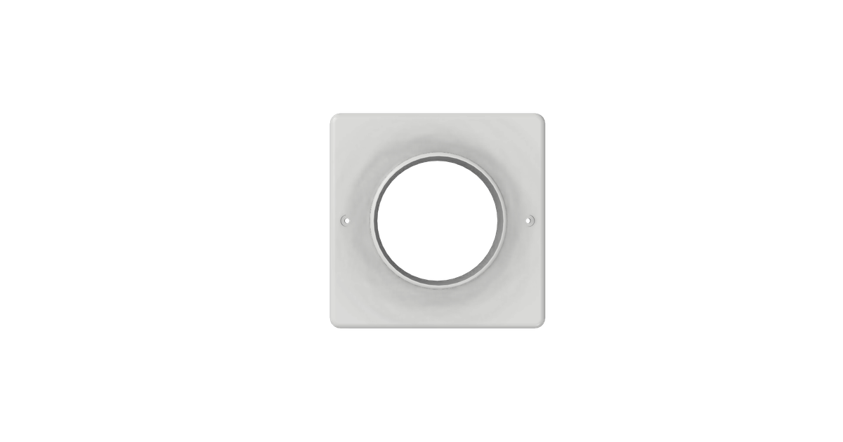 Extractor Fan adaptor plate by Apag Designs | Download free STL model ...