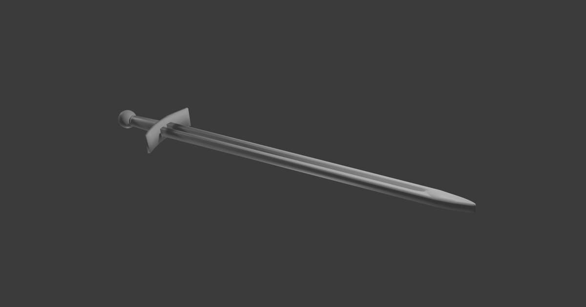 Long Sword Bookmark by Just John | Download free STL model | Printables.com
