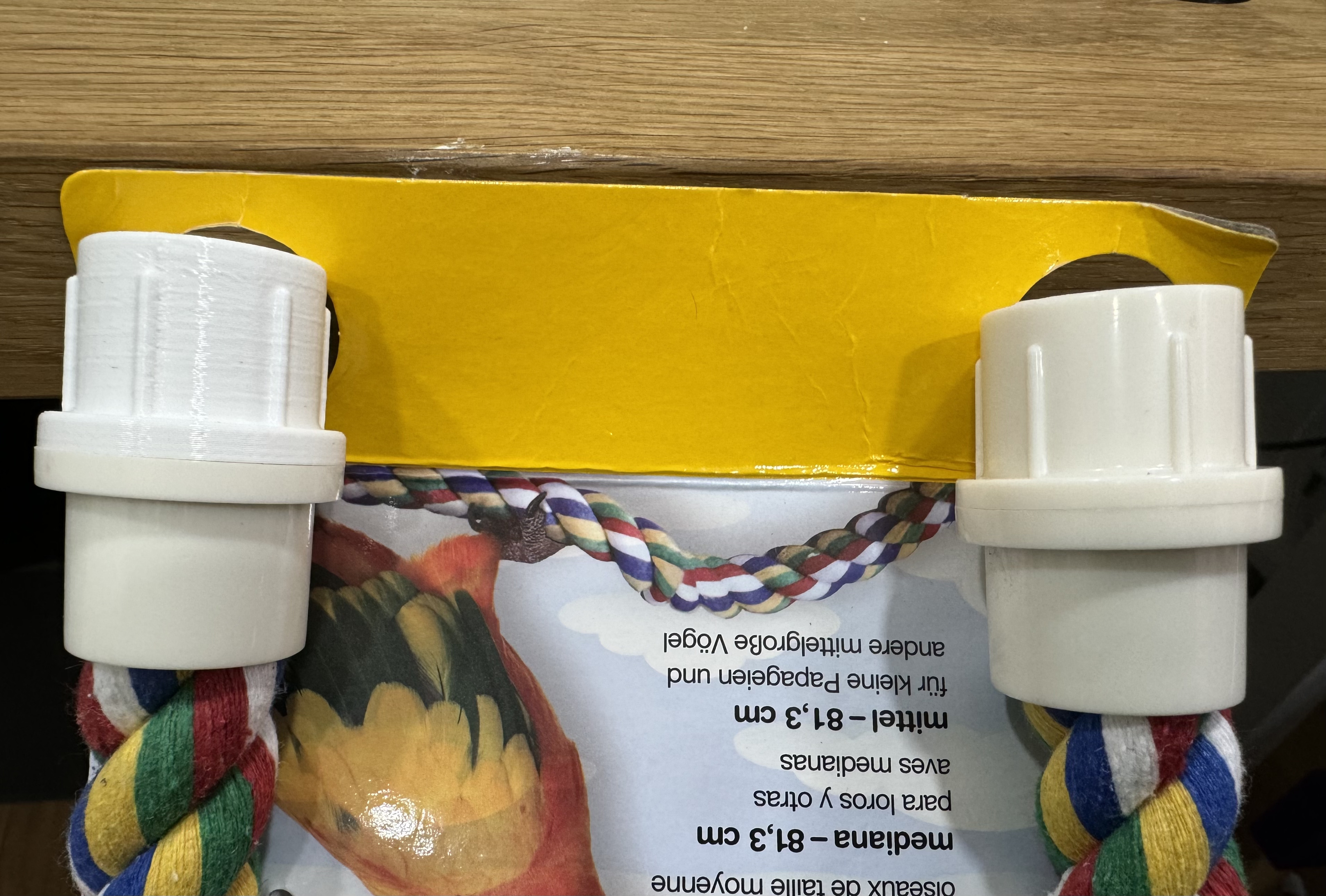 Rope Perch Threaded End Cap by krx | Download free STL model ...