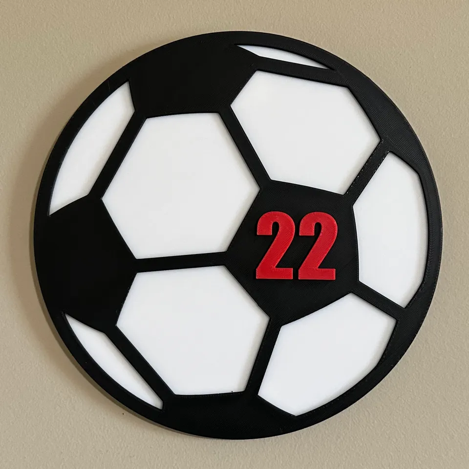 Soccer Name Sign by MKLand | Download free STL model | Printables.com