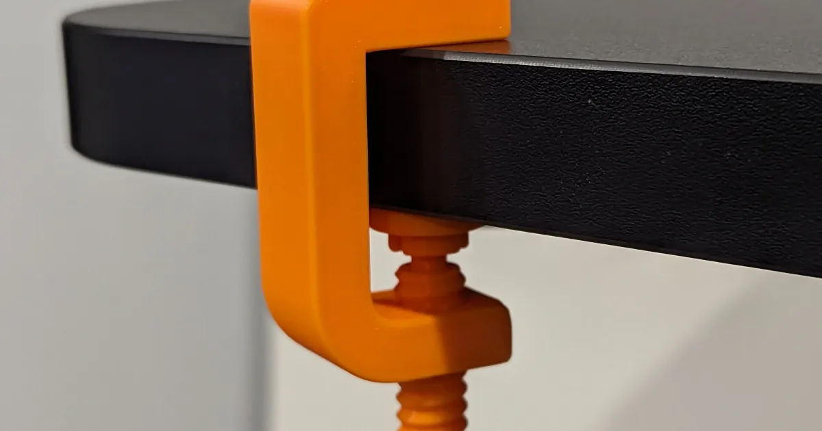 G-Clamp fully printable by Penguino | Download free STL model ...