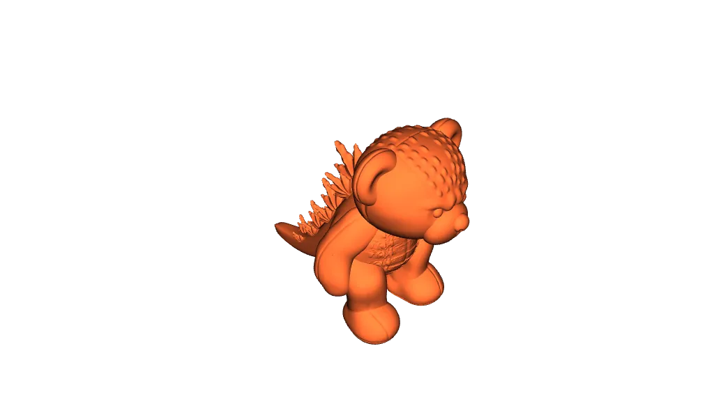 GODZILLA Bear by Bugman_140 | Download free STL model | Printables.com