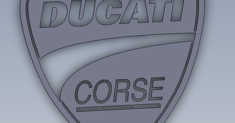 Ducati Corse Logo (lasercut) by Thymen | Download free STL model ...