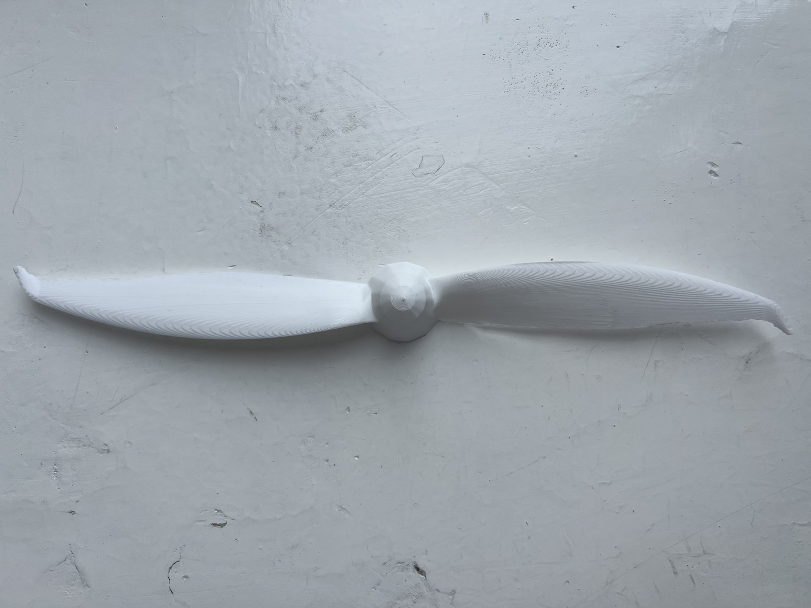 Aerodinamic plane propeller with a 3 mm hole by Kiprilionas 3d ponas ...