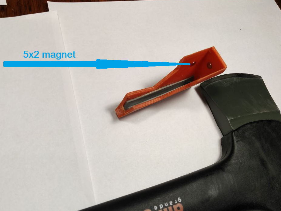 magnetic axe scabbard by Volшeбniк | Download free STL model ...