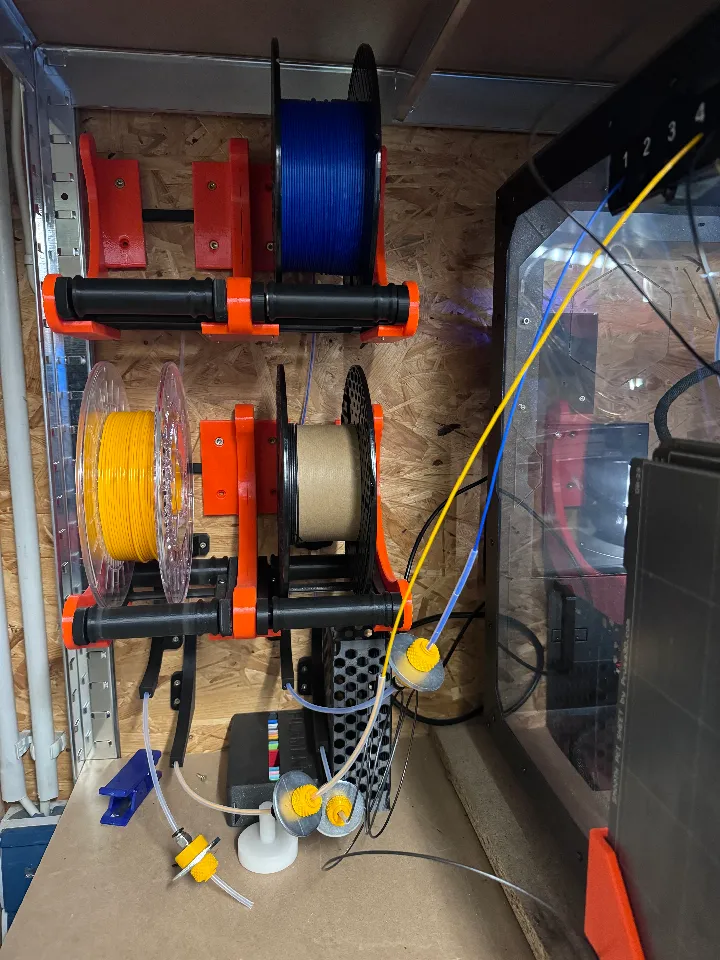 Original Enclosure MMU Filament Guide by Smutje | Download free STL ...