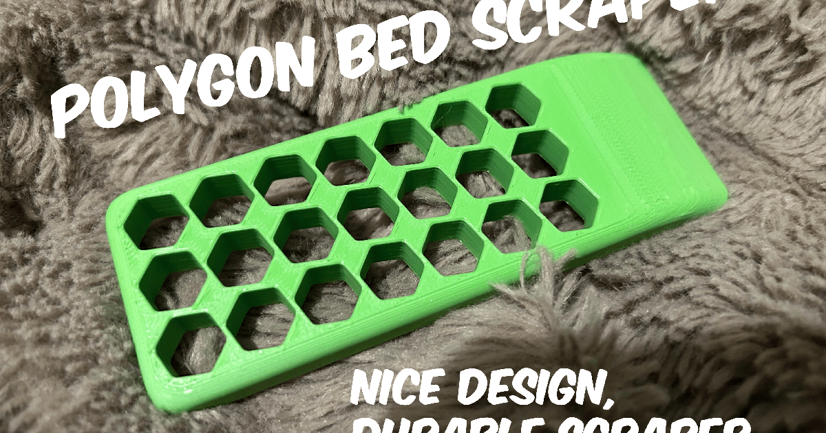 Hexagon Bed Scraper by Sam's 3D Box | Download free STL model ...